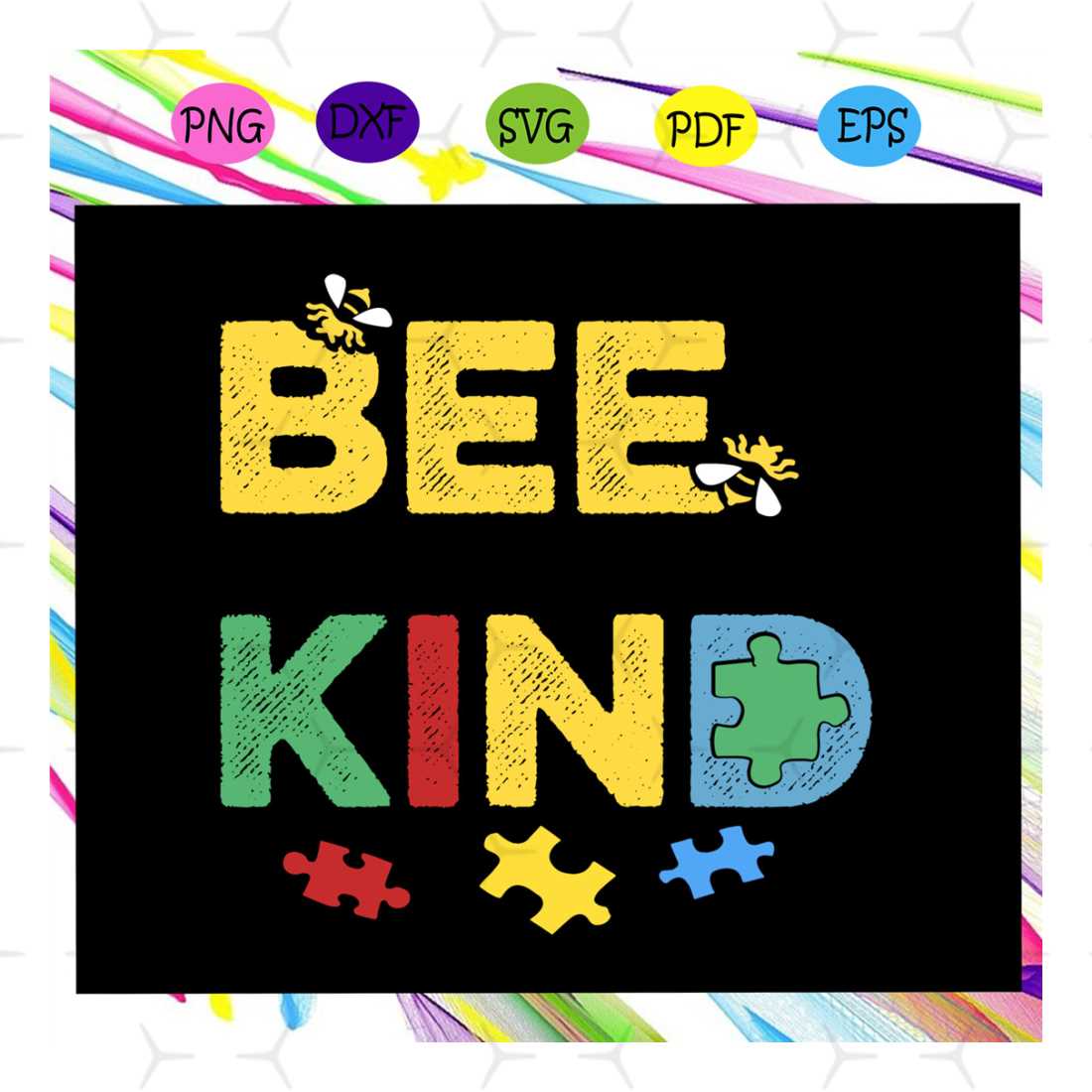 Bee kind, bee svg, bee lover gift, bee clipart, bee shirt, b | Inspire ...