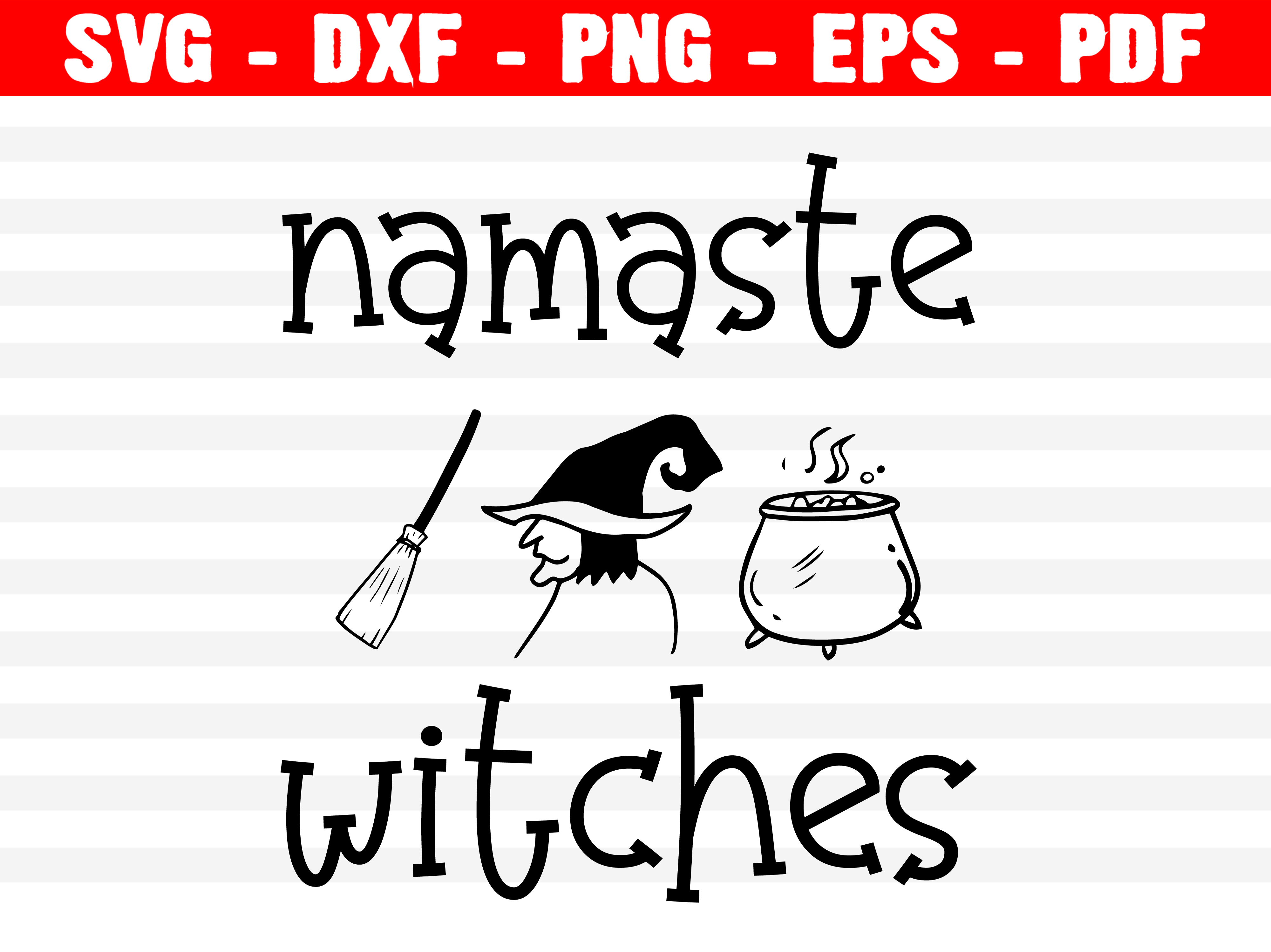 namaste witches svg - Inspire Uplift