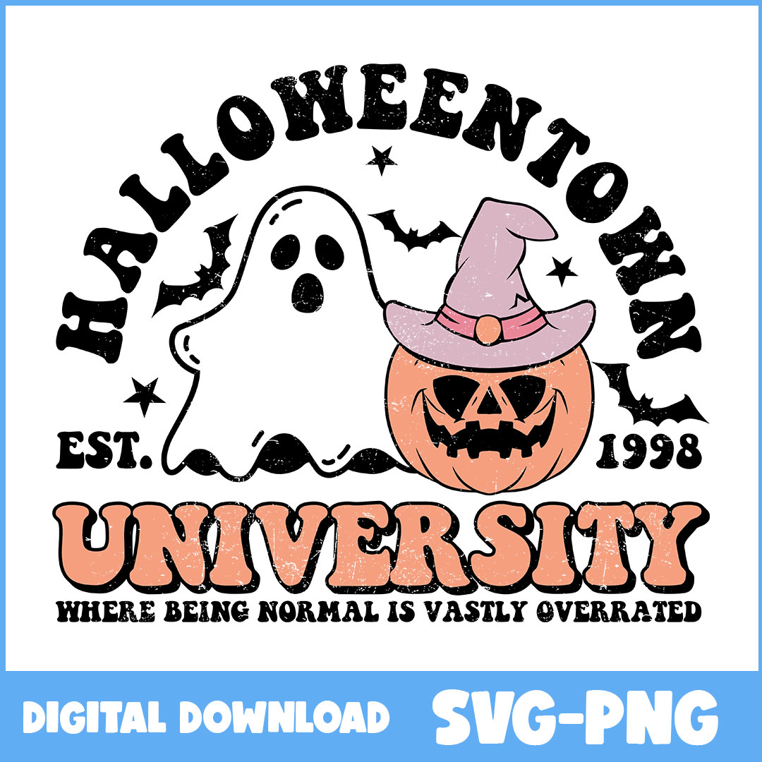 Halloweentown Est 1998 Svg, Ghost Svg, Pumpkin Svg, Witch Sv | Inspire ...