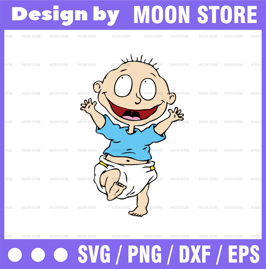 Tommy Pickles Rugrats SVG, png,eps, dxf, Cricut, Silhouette - Inspire ...