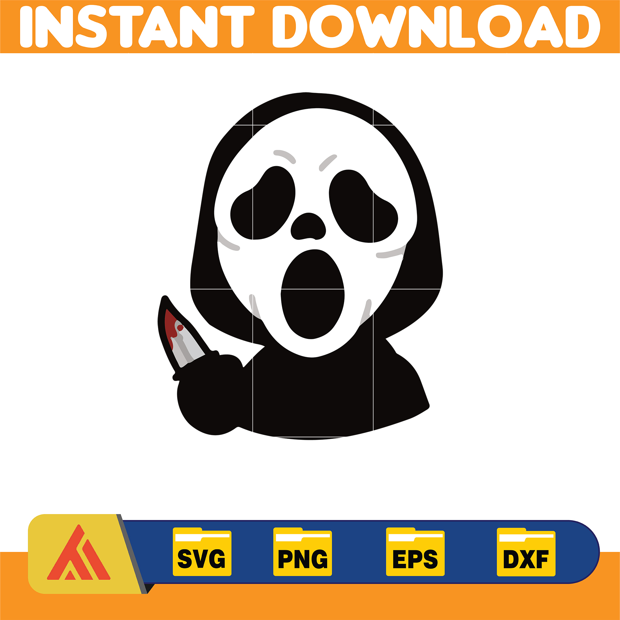 Horror Characters SVG, Cartoon Horror png, svg, eps, dxf fil | Inspire ...