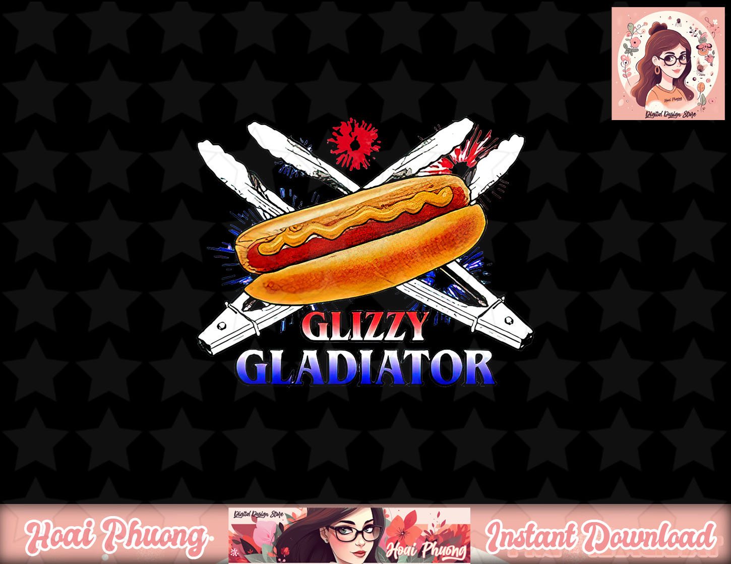 Glizzy Gladiator Funny For Men Women png, sublimation copy - Inspire Uplift