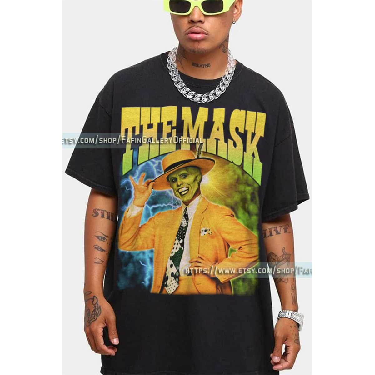 RETRO THE MASKK Shirt, Jim Carrey Comedian Shirt, Jim Carrey - Inspire ...