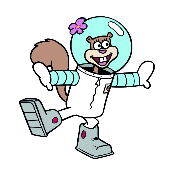 Sandra Sandy Cheeks SVG, PNG, JPG files. Digital download. | Inspire Uplift