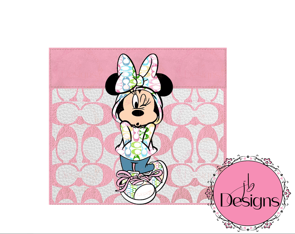 Minnie Mouse Pink Coach Designer handbag Sublimation tumbler - Inspire ...