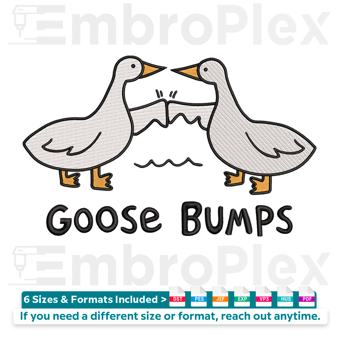 Goosebumps Embroidery File | Inspire Uplift