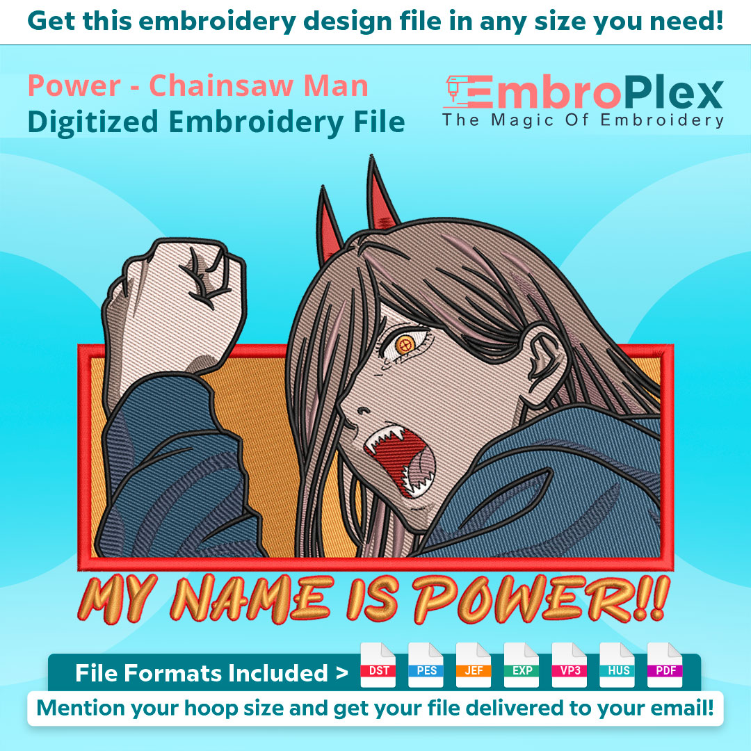 Power Embroidery Design File - Inspire Uplift