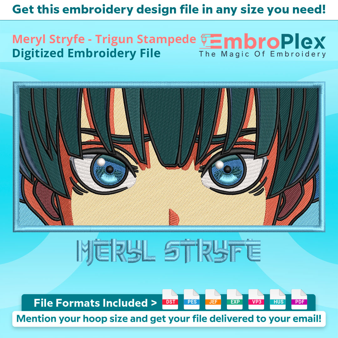 Meryl Stryfe Embroidery Design File | Inspire Uplift