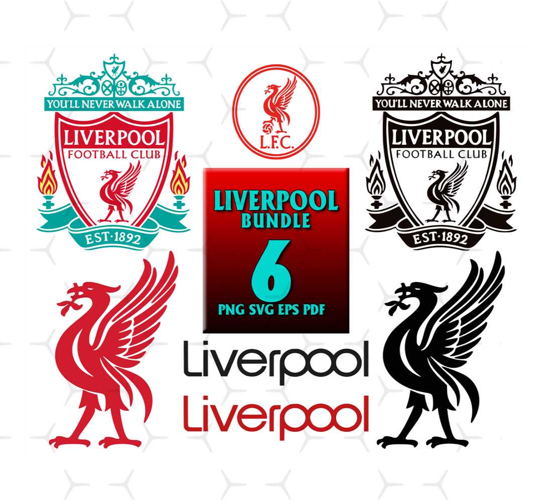 6 Files Liverpool Bundle Svg, Brand Logo Svg, Liverpool Svg, | Inspire ...
