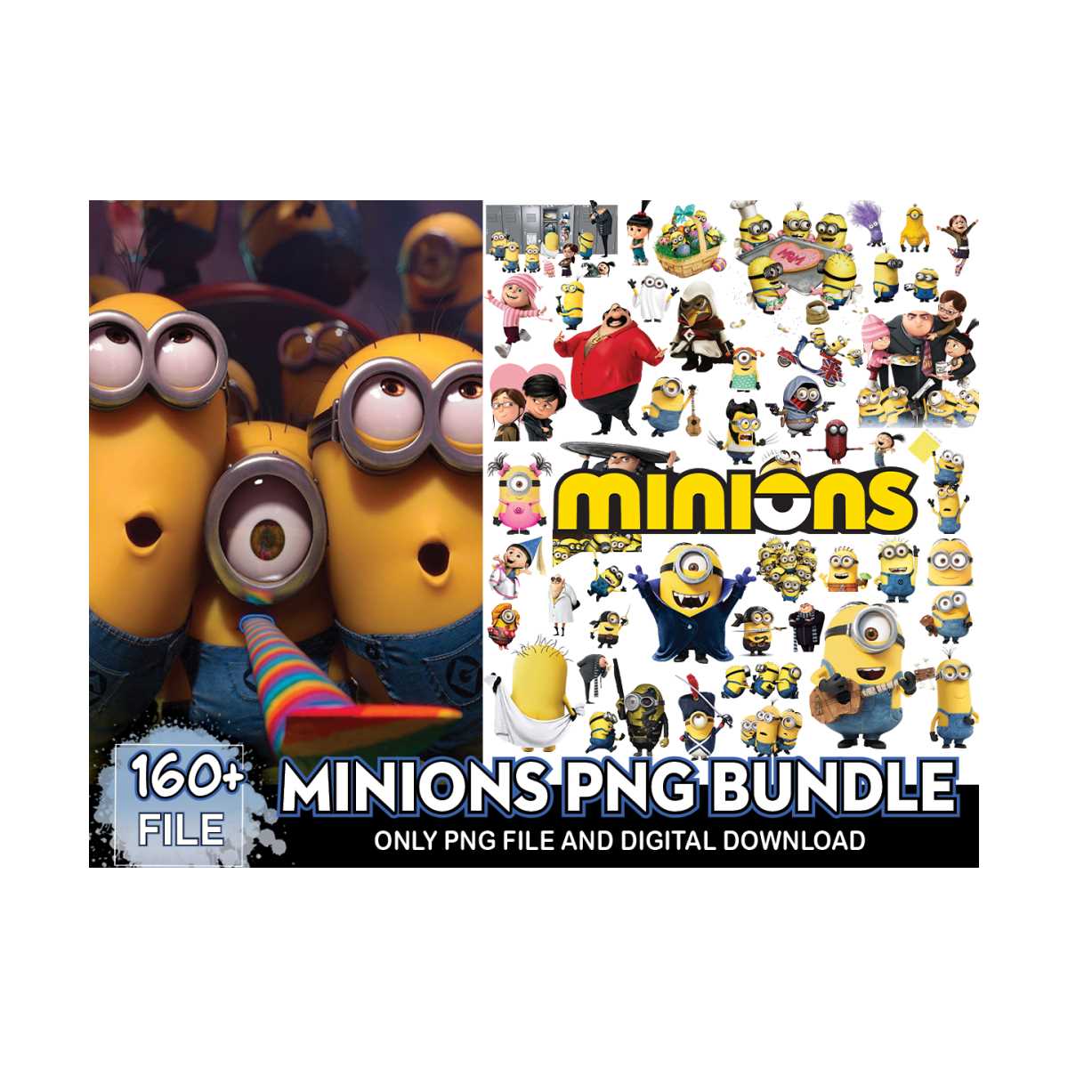 160 Files Minions PNG Bundle, Minions Clipart, Minions Image - Inspire ...