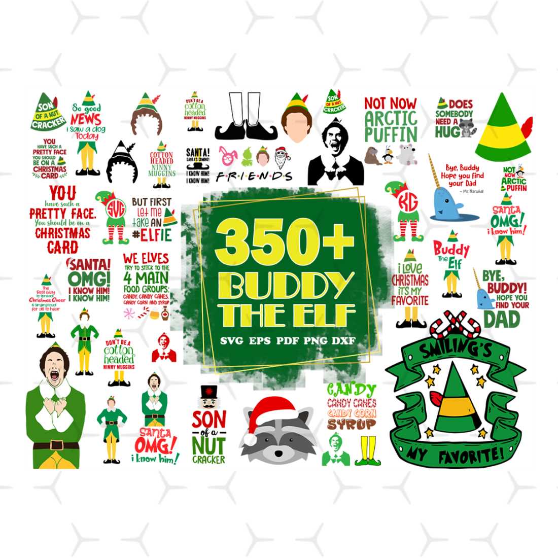 350 Buddy The Elf Svg Bundle, Christmas Svg, Elf Svg | Inspire Uplift