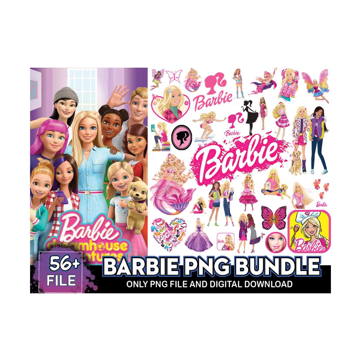 56 Files Barbie Png Bundle, Barbie Logo, Barbie Images | Inspire Uplift