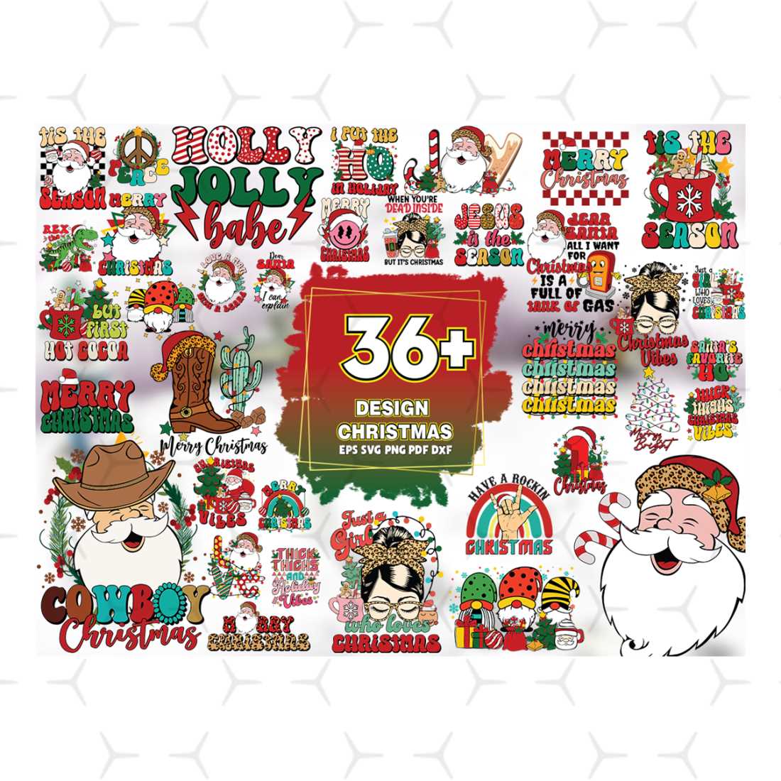 36 Design Christmas SVG Bundle, Christmas Svg, Xmas Svg, Chr | Inspire ...