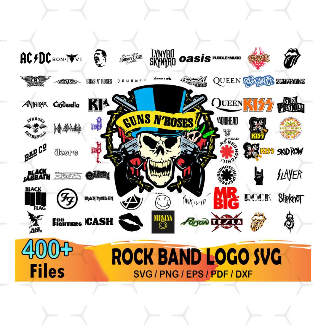 400 Rock Band Logo Bundle Svg, Rock Band Svg, Logo Rock Band | Inspire ...
