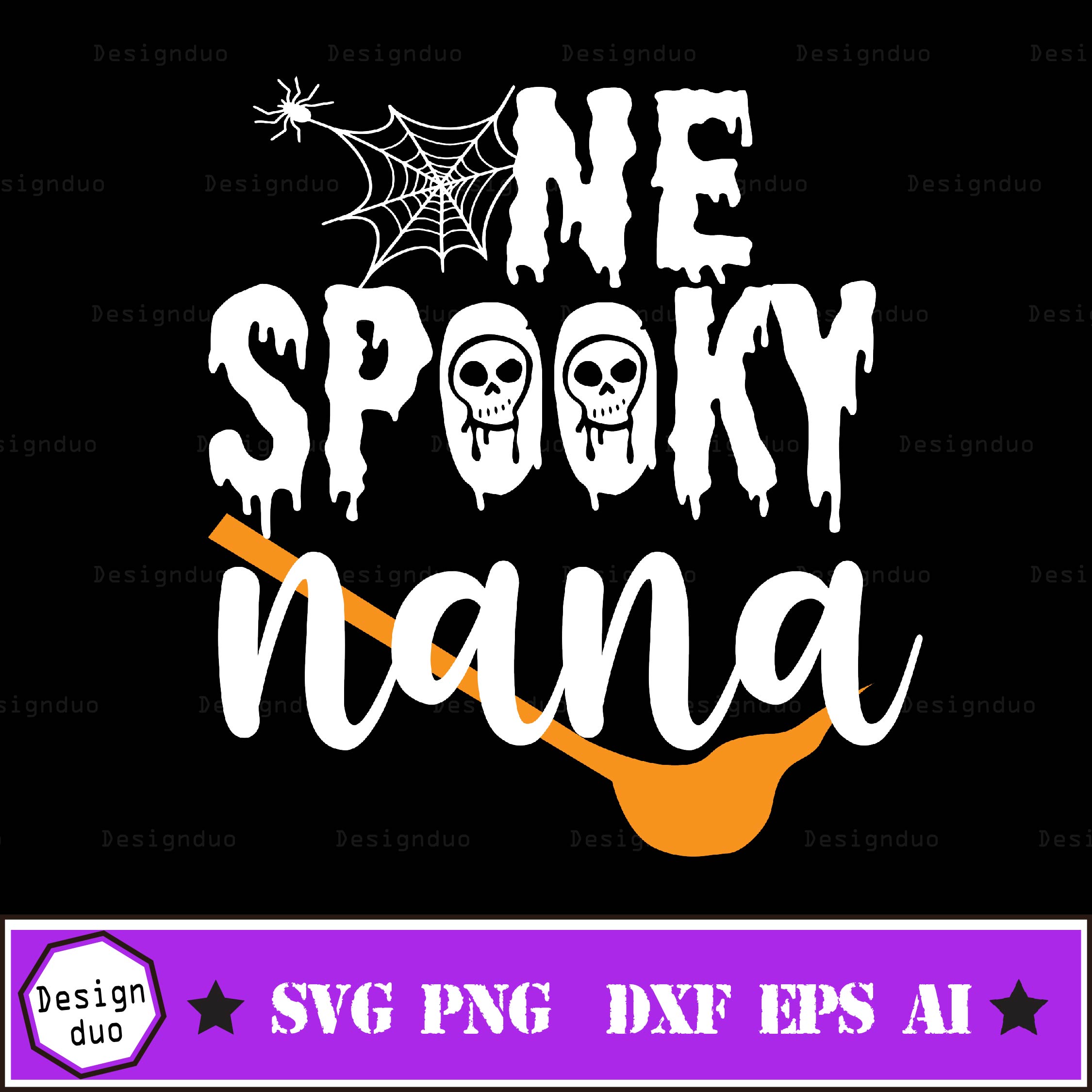 One Spooky Nana Svg-One Spooky Family Svg-Spooky Svg-One Spo | Inspire ...