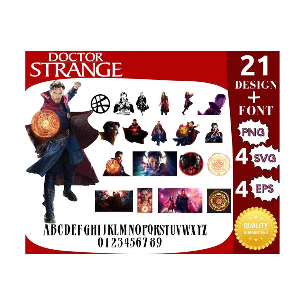 Dr Strange Images and Fonts, images in svg, png, eps, dxf , | Inspire ...