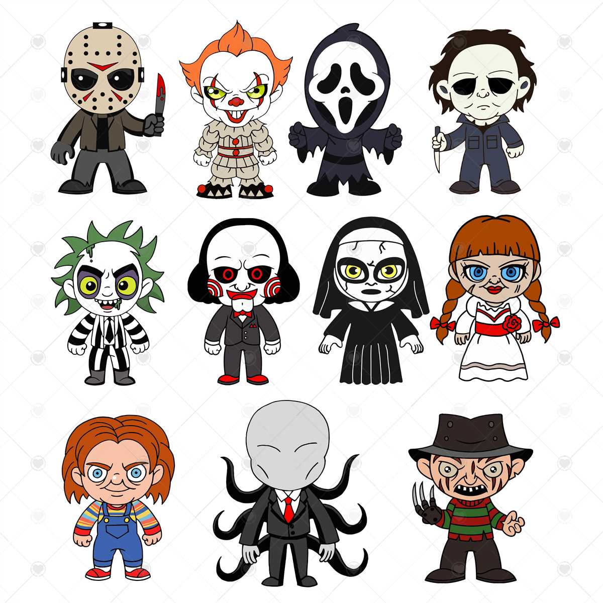 11 Files Horror Movie Svg, Halloween Svg, File Characters, H - Inspire ...
