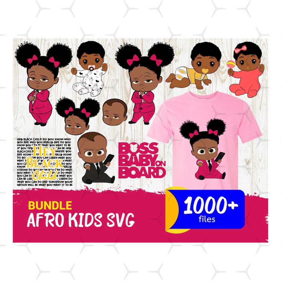1000 Bundle Afro Kids, Trending Svg, Afro Kids Svg | Inspire Uplift
