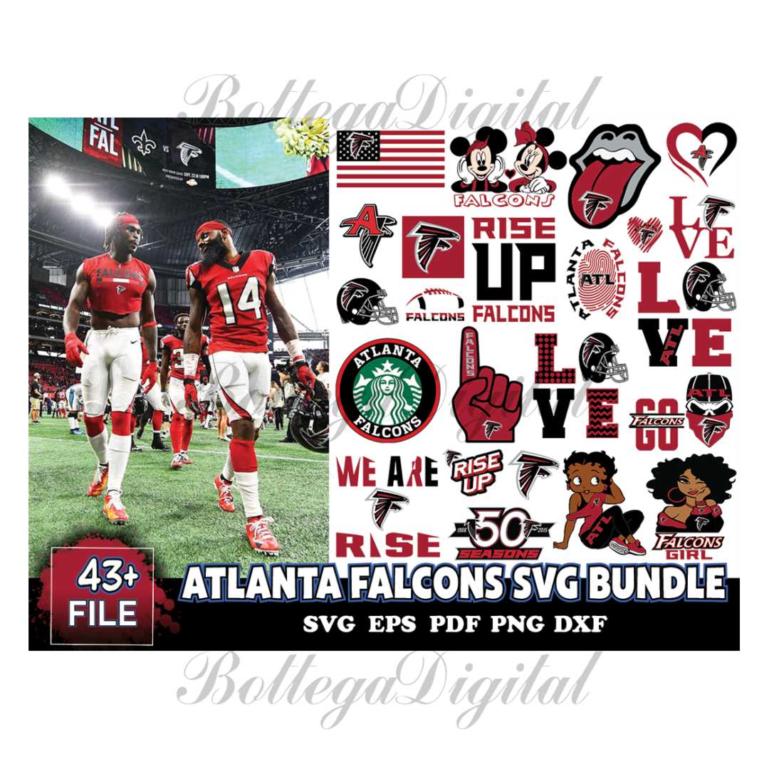 Atlanta Falcons Svg Bundle, Falcons Logo Svg, NFL Svg, Footb - Inspire ...