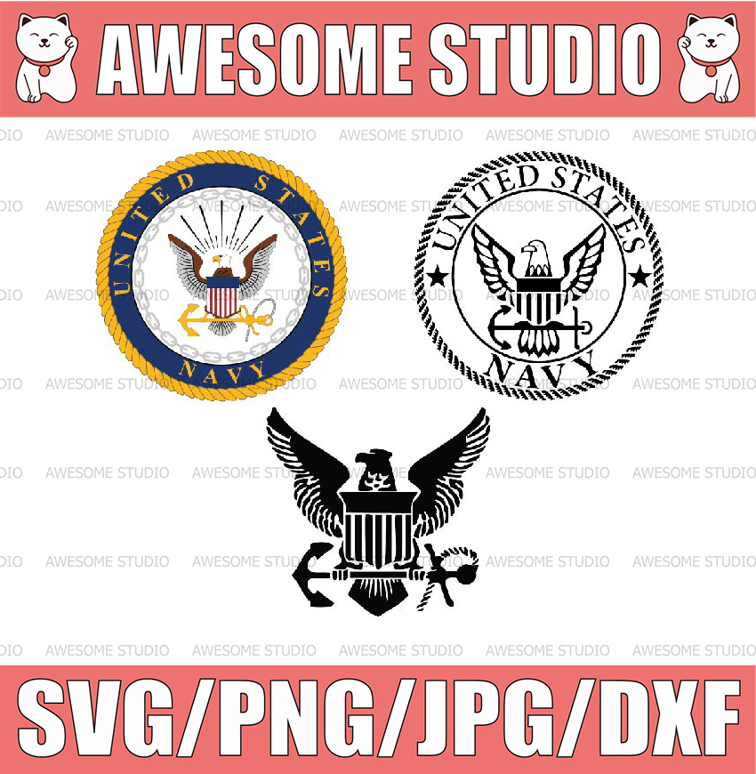 US Navy vector svg, eps, dxf, png high res, jpg, pdf, webp C | Inspire ...