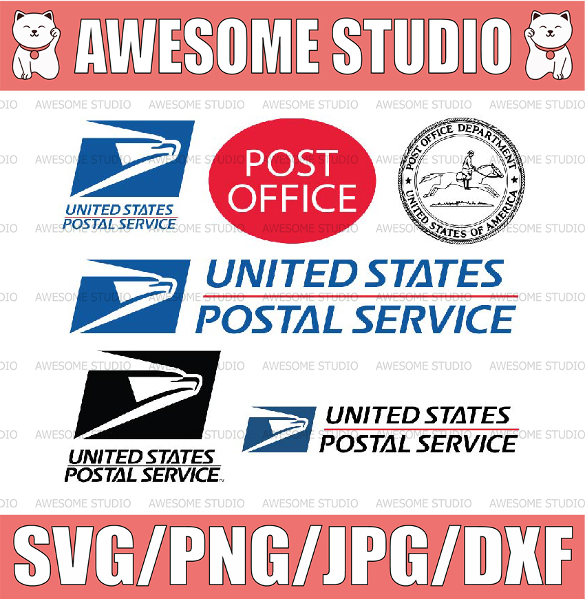USPS United States Postal Service vector svg, eps, dxf, png | Inspire ...