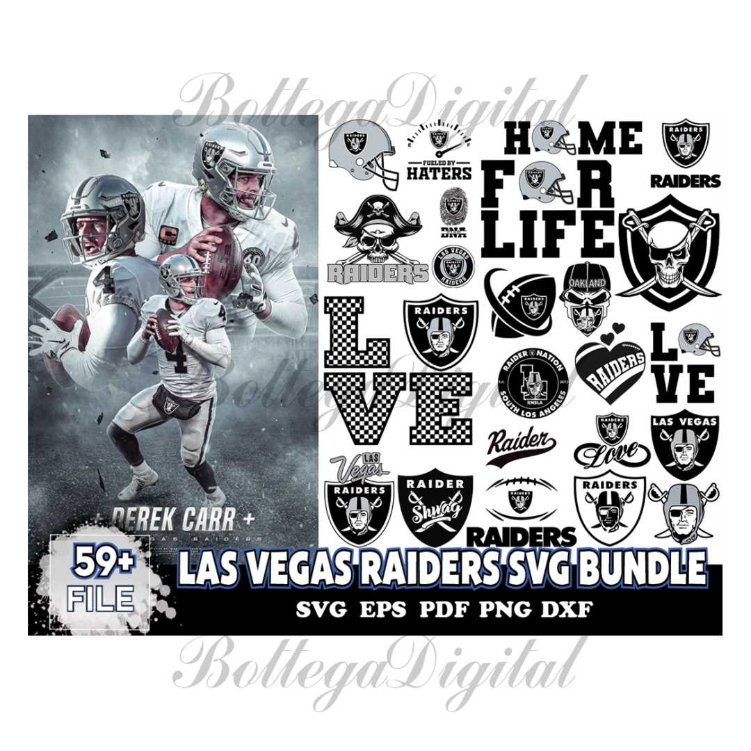Las Vegas Raiders Svg Bundle, Raiders Logo Svg, NFL Svg, Foo | Inspire ...