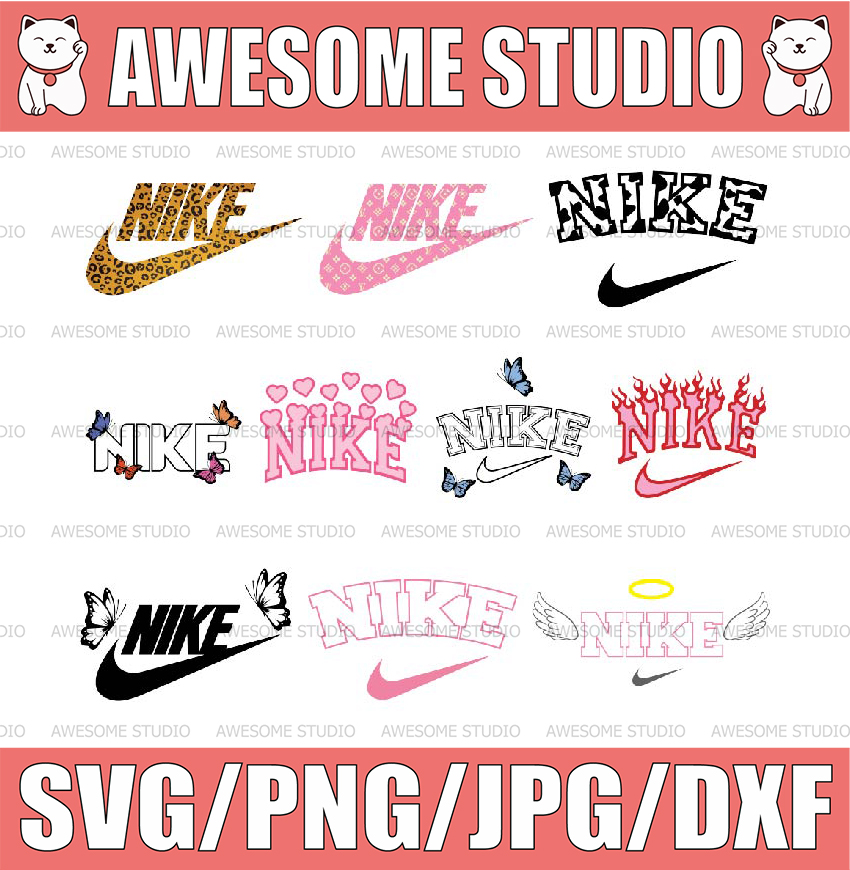 Nike Logo Bundle Svg Trending Svg Nike Logo Svg Fashion B Inspire