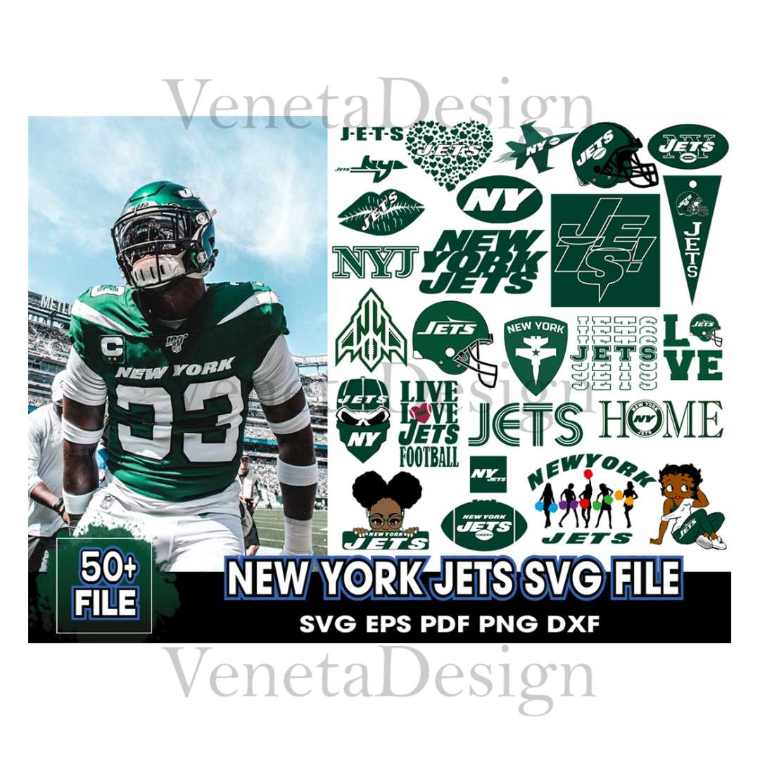 New York Jets SVG file, Jets logo SVG Files Bundle, Nfl Team | Inspire ...