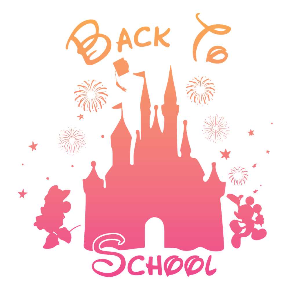 Disney Back To School Svg Disney Castle Mickey And Minnie Mo | Inspire ...