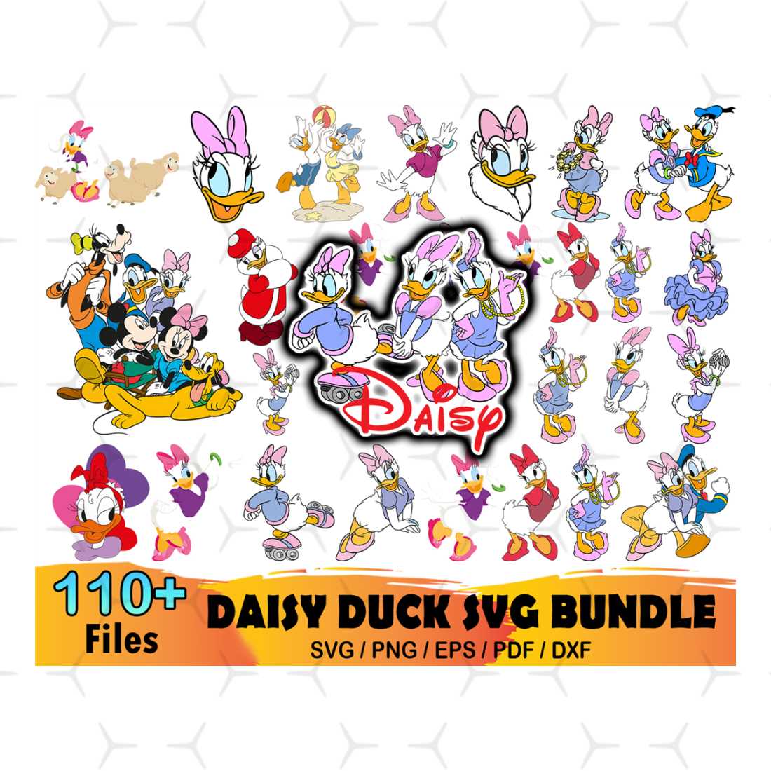 110 Daisy Duck Svg Bundle, Disney Svg, Daisy Duck Vector - Inspire Uplift