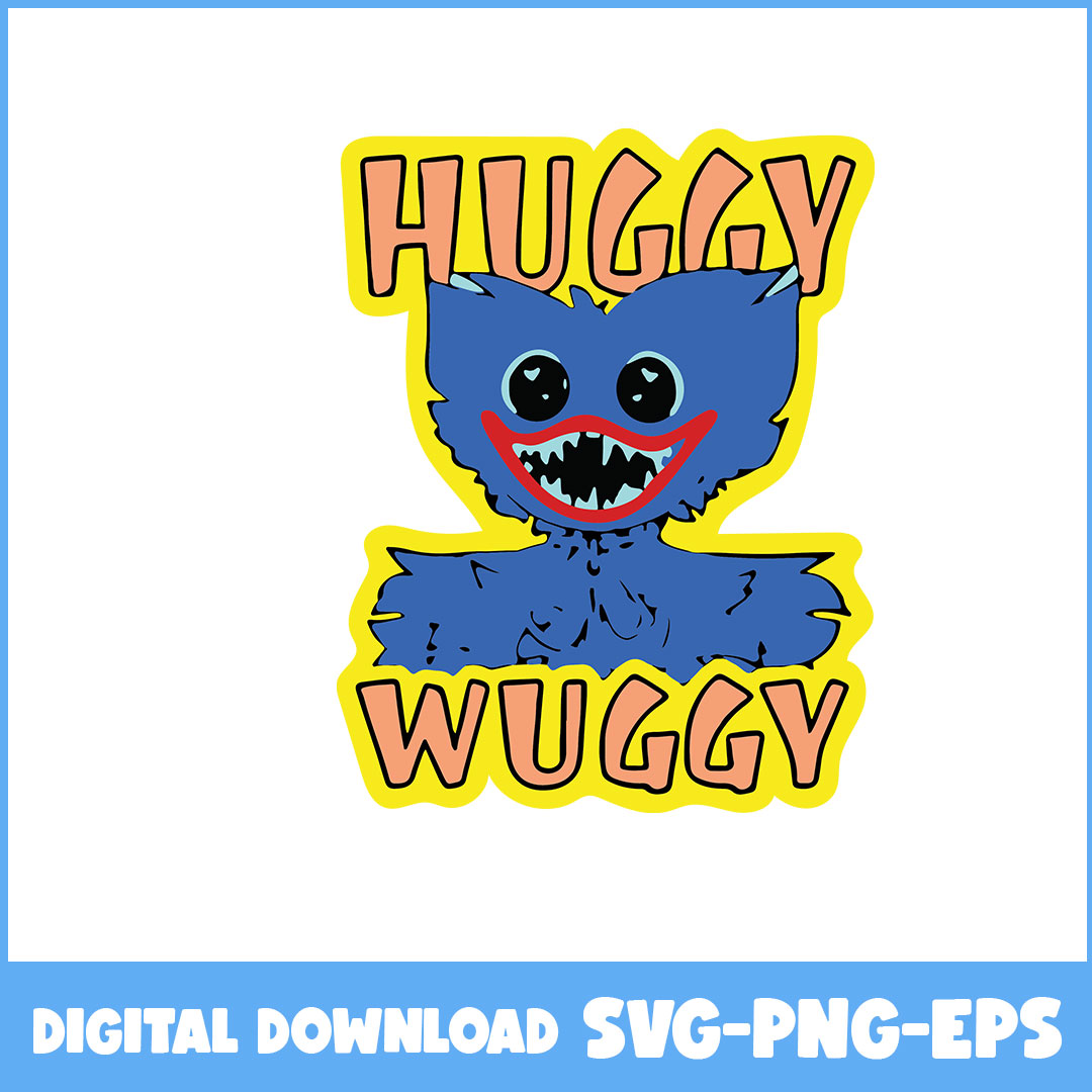 Huggy Wuggy Funny Svg, Heart Svg, Huggy Wuggy Svg, Horror Sv | Inspire ...