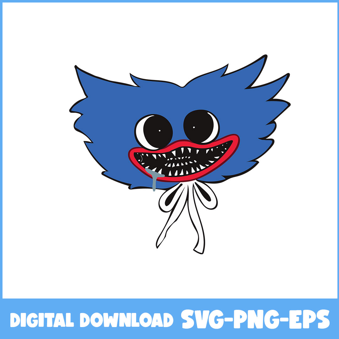 Huggy Wuggy Head Svg, Huggy Wuggy Svg, Horror Svg, Poppy Pla - Inspire ...