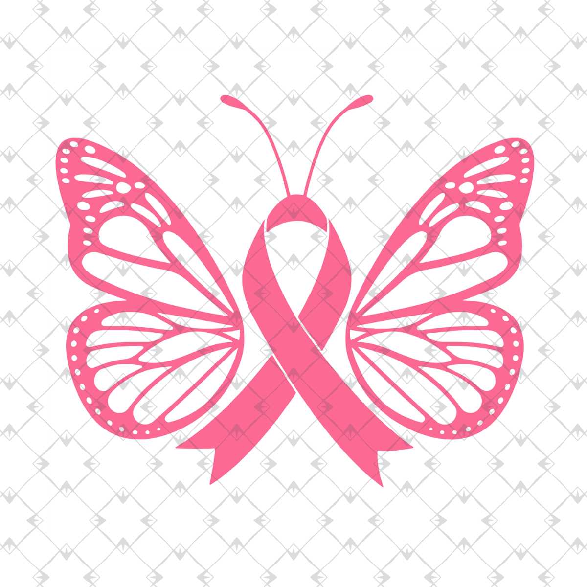 Pink Ribbon Butterfly Svg, Breast Cancer Awareness, Fight Ca | Inspire ...