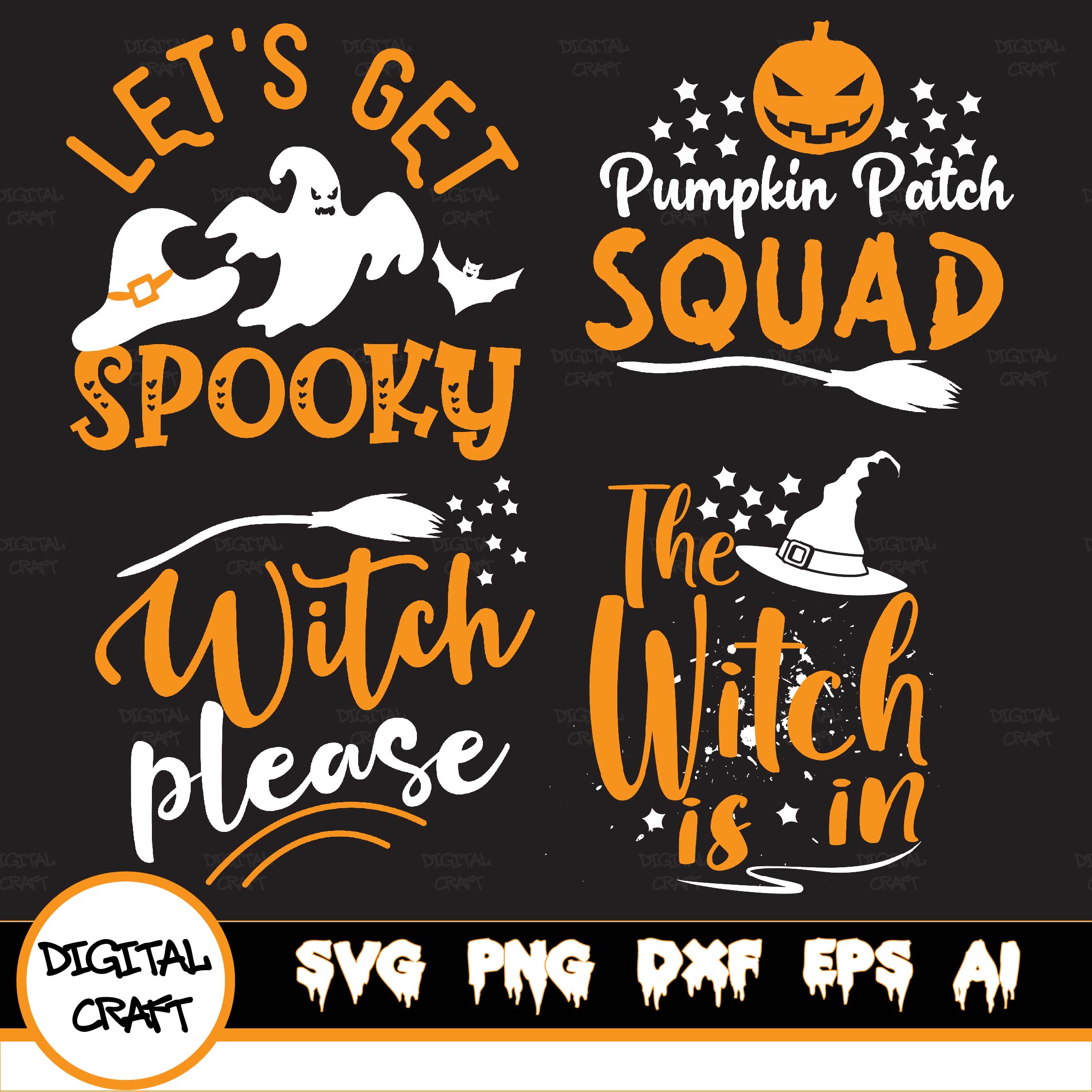 Halloween Svg Bundle Design,Bundle, Halloween Clipart, Hallo | Inspire ...