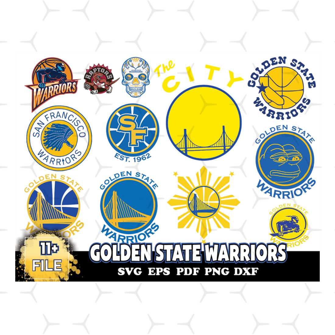 11 FILE Golden state warriors Svg Bundle - Inspire Uplift