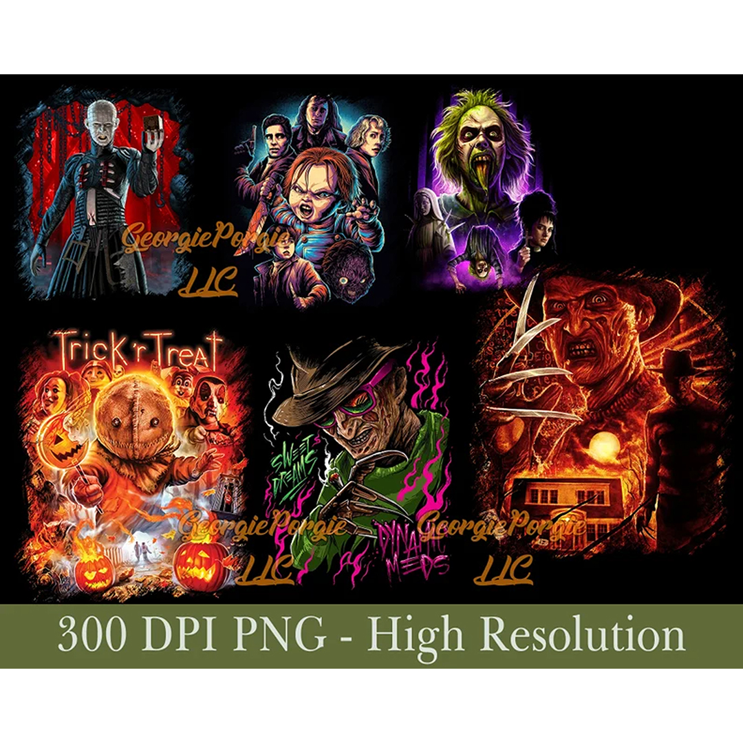 Horror Characters Png, Horror Friends Png, halloween charact | Inspire ...