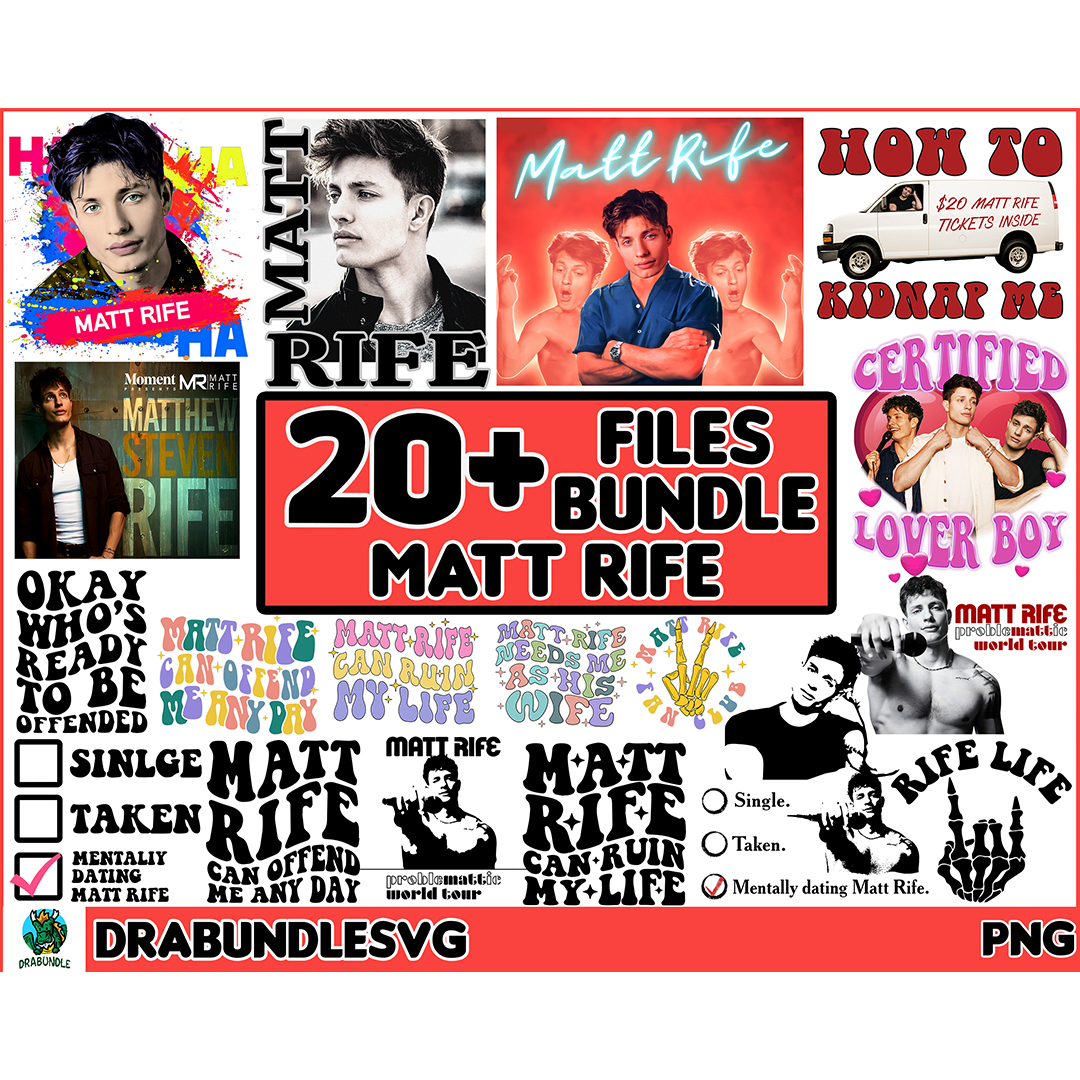 Matt Rife Bundle SVG, Matt Rife SVG,Matt Rife Bundle Svg, Ma | Inspire ...