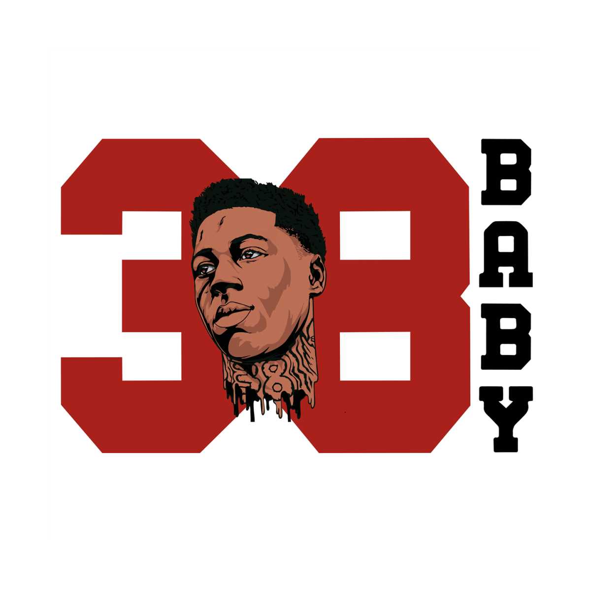 YoungBoy Never Broke Again NBA YoungBoy 38 Baby SVG PNG EPS | Inspire ...