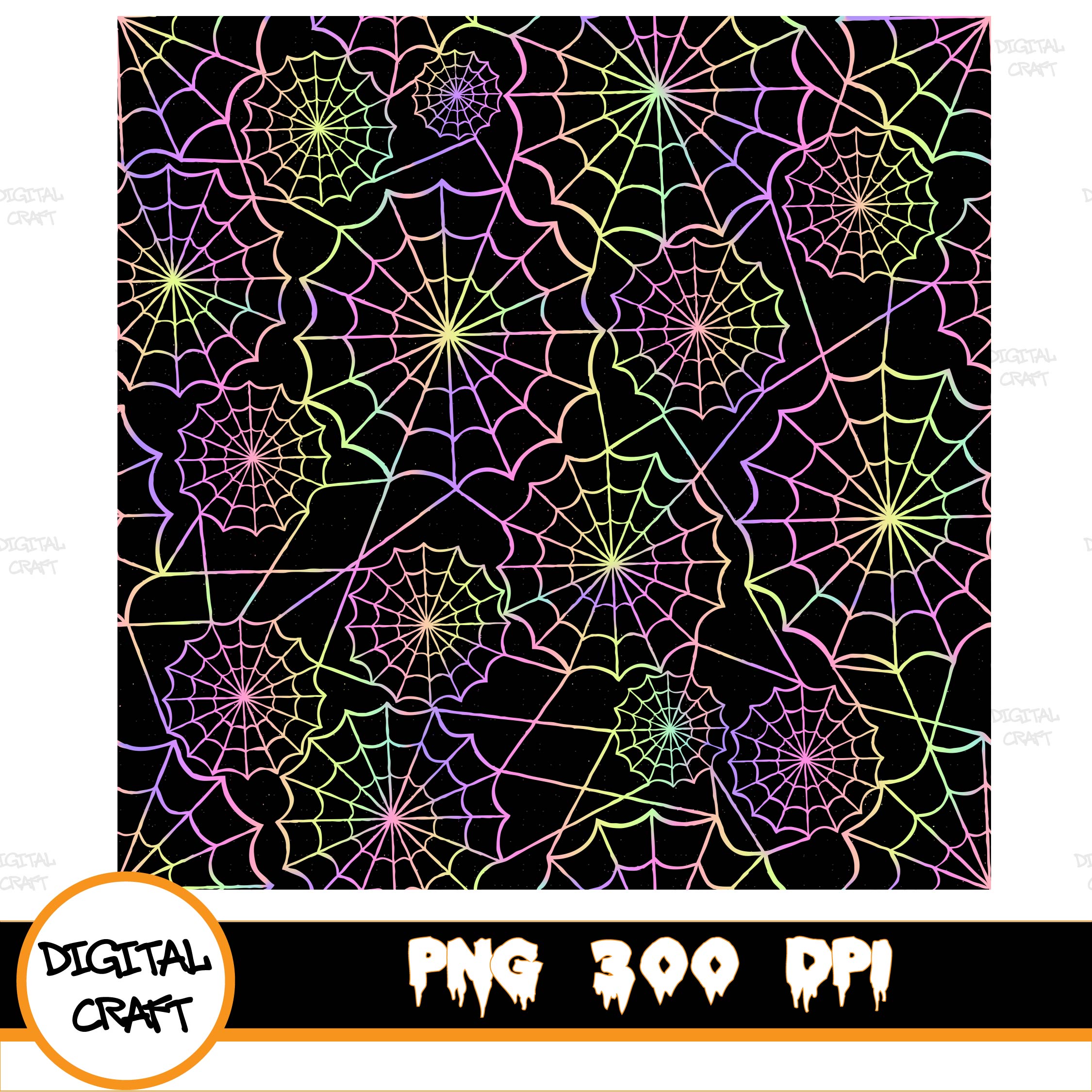 Halloween Digital Paper Cobweb Seamless,Halloween Glitter Bl | Inspire ...