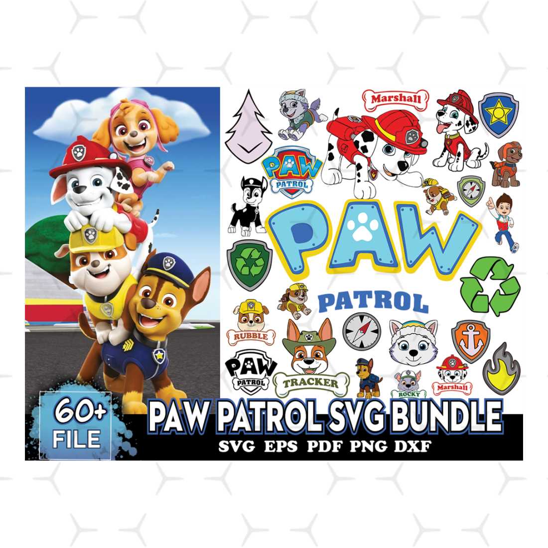 60 Files Paw Patrol Svg, Cartoon Svg, Dog Patrol Svg | Inspire Uplift