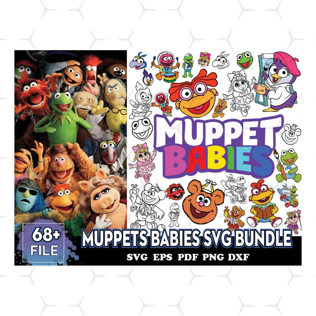 68 Files Muppets Babies Svg Bundle, Muppets svg | Inspire Uplift