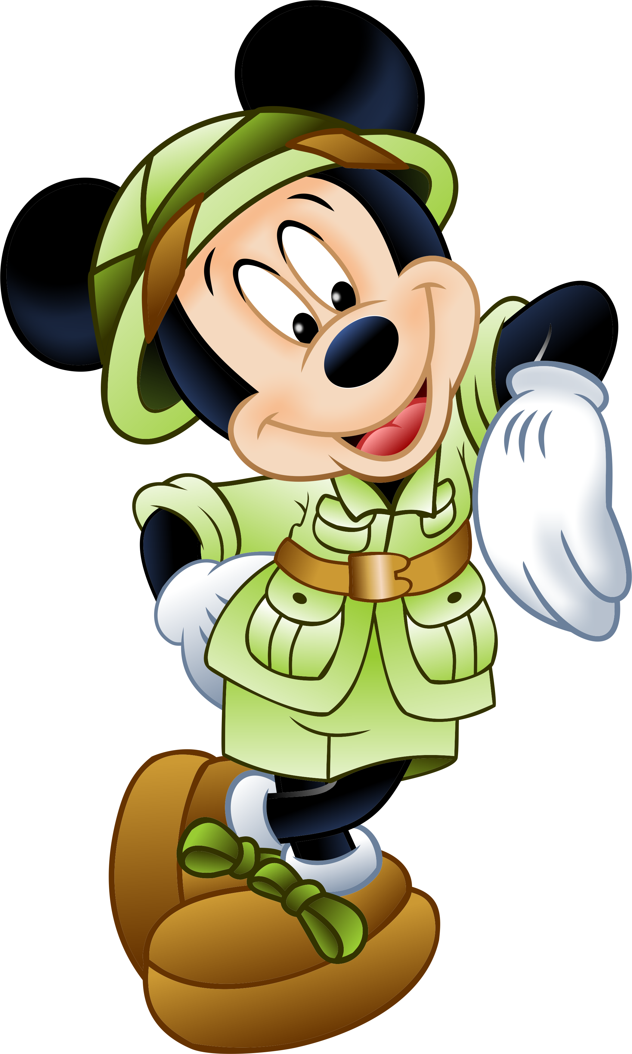 Mickey Mouse PNG, Mickey Safari Clipart, Mickey Safari PNG D | Inspire ...
