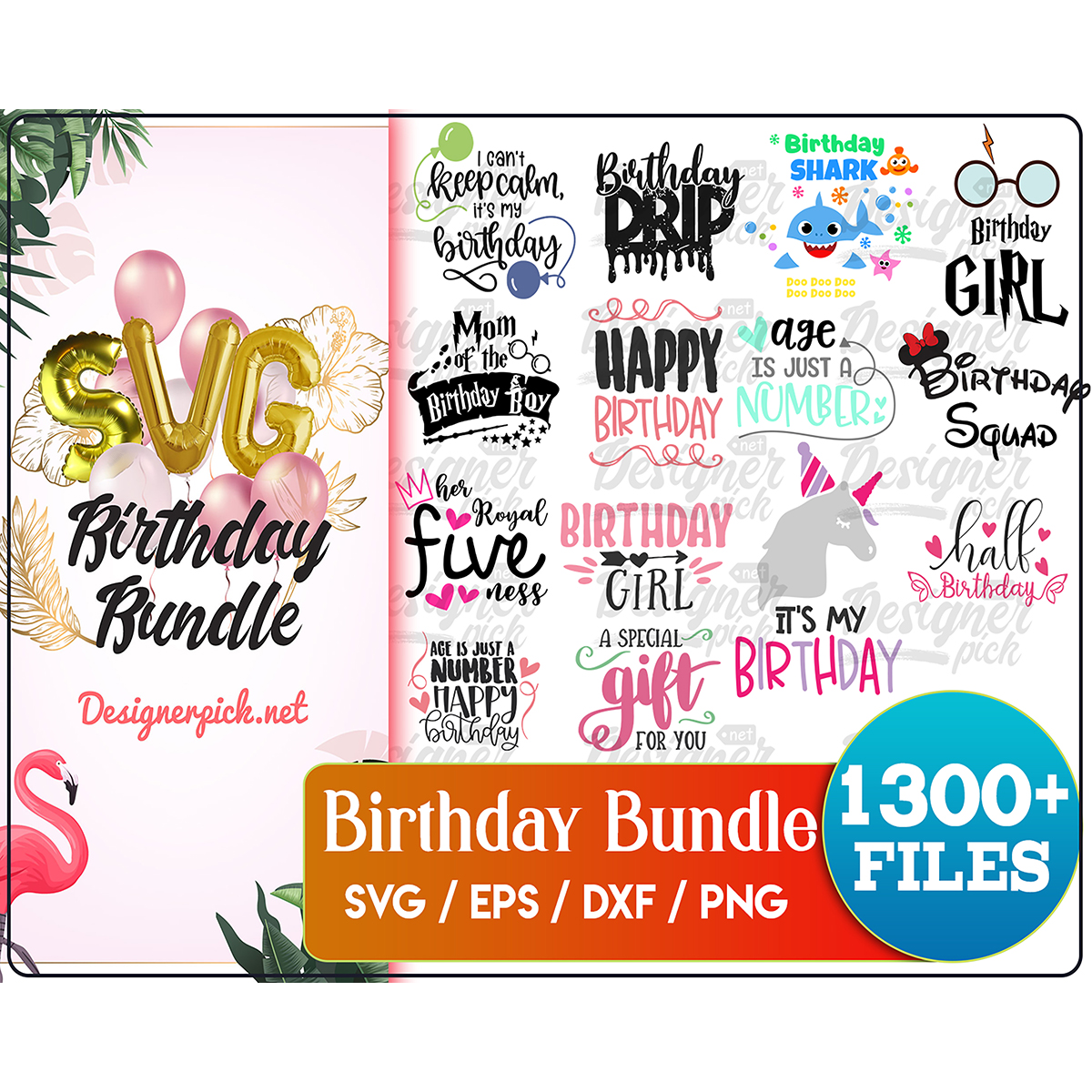 1300 Happy birthday svg, Birthday bundle, Birthday svg, Birt | Inspire Uplift