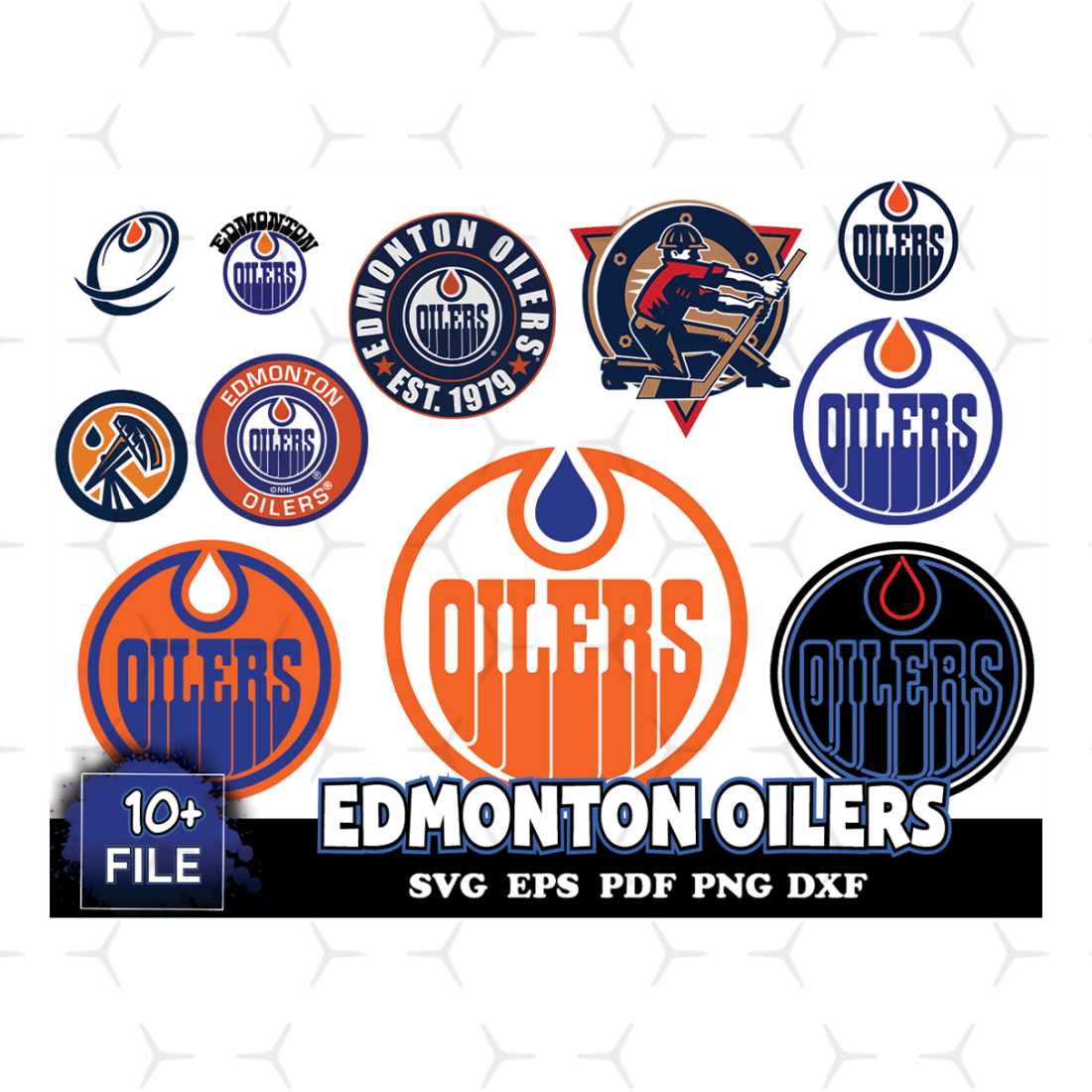 10 FILE Edmonton Oilers Svg Bundle | Inspire Uplift