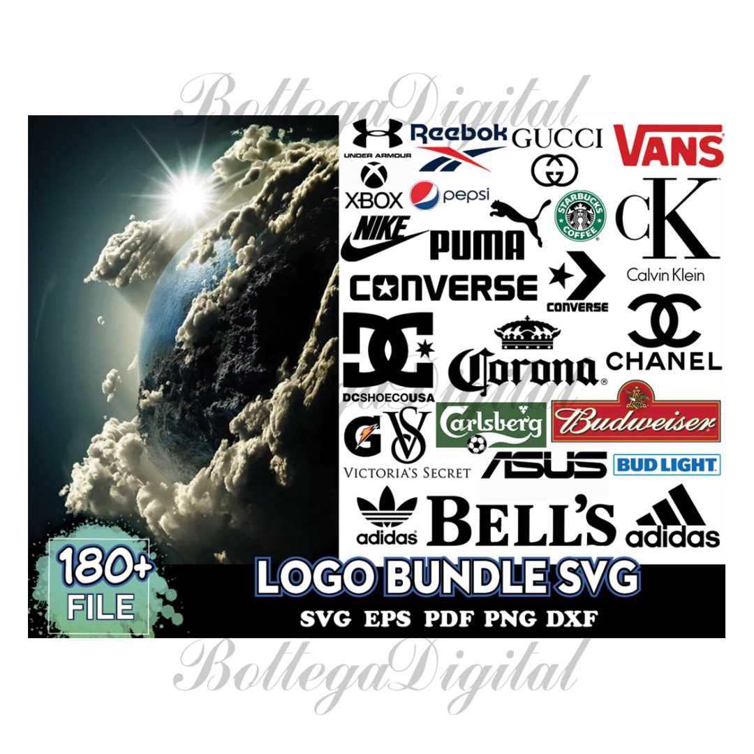 180 Files Logo Bundle Svg, Brand Logo Svg, Logo Bundle | Inspire Uplift