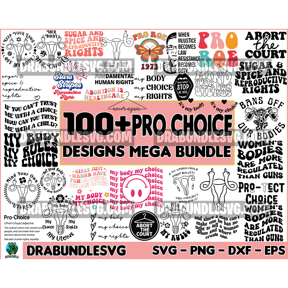 100 Pro Choice SVG Design, Pro Roe svg, Reproductive Rights | Inspire ...
