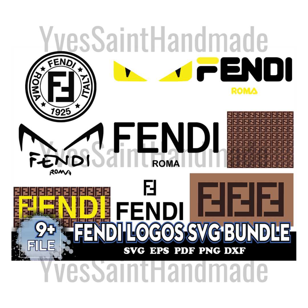 Fendi Logos Svg Bundle, Trending Svg, Fendi Svg, Fendi Roma | Inspire ...