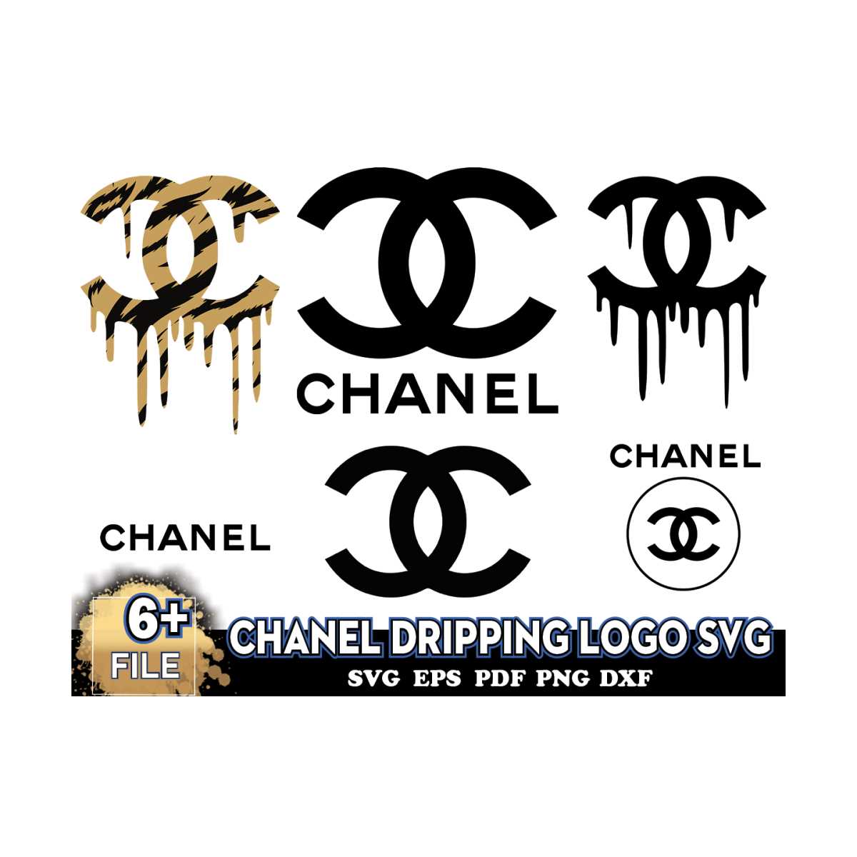 Chanel Dripping Logo Svg, Brand Logo Svg, Logo Chanel Svg - Inspire Uplift