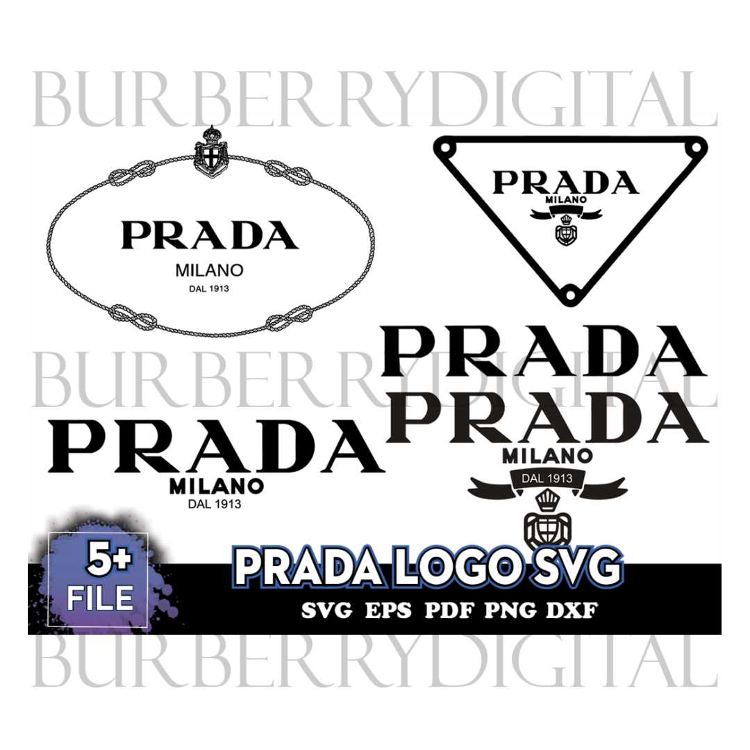 Prada Logo Svg, Brand Logo Svg, Prada Brnad Svg, Logos Svg | Inspire Uplift
