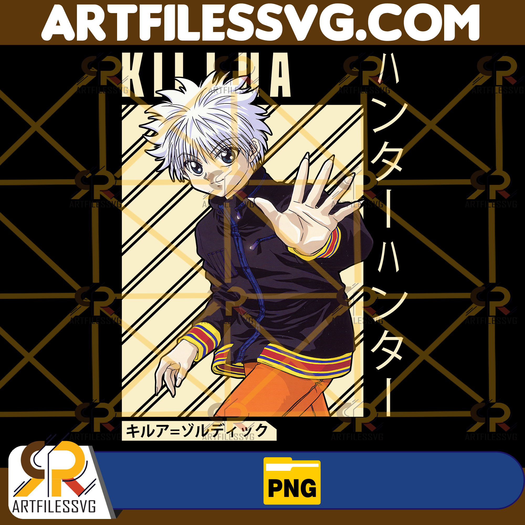 Killua Zoldyck Png, Anime Png, Japanese Png, Anime Silhouett | Inspire ...
